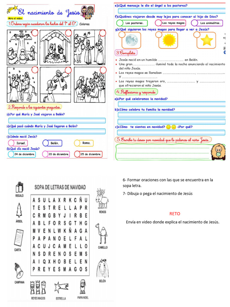 EL NACIMIENTO DE JESÚS 15 DE DICIEMBRE | PDF