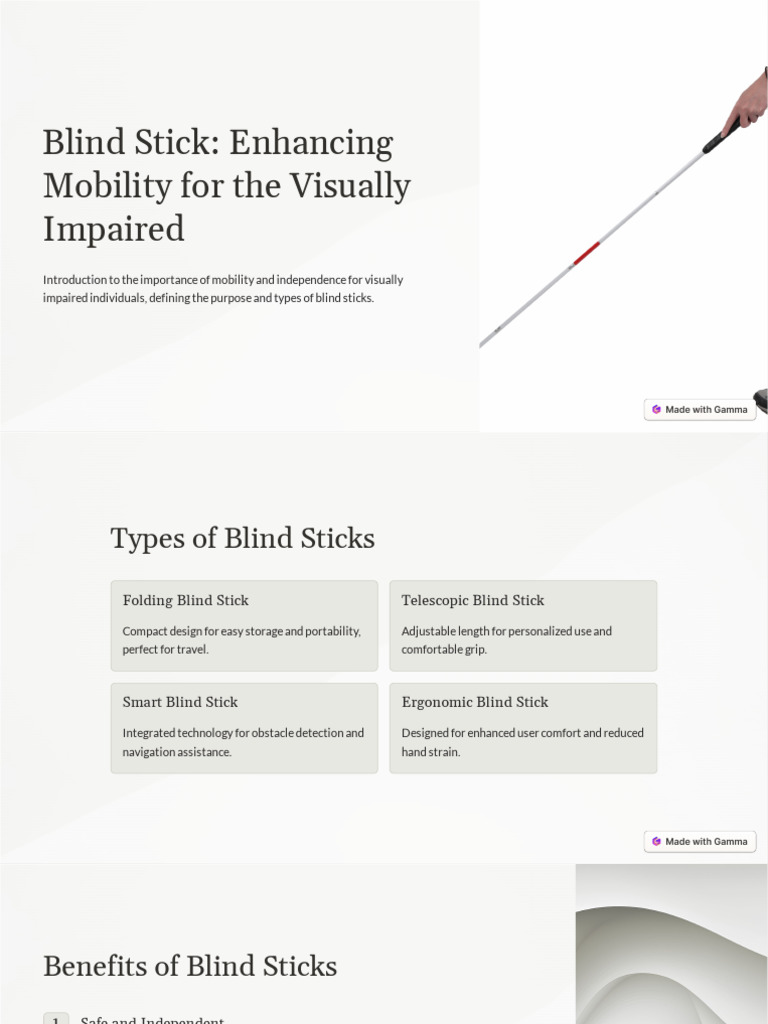 Blind-Stick-Enhancing-Mobility-for-the-Visually-Impaired (1) | PDF