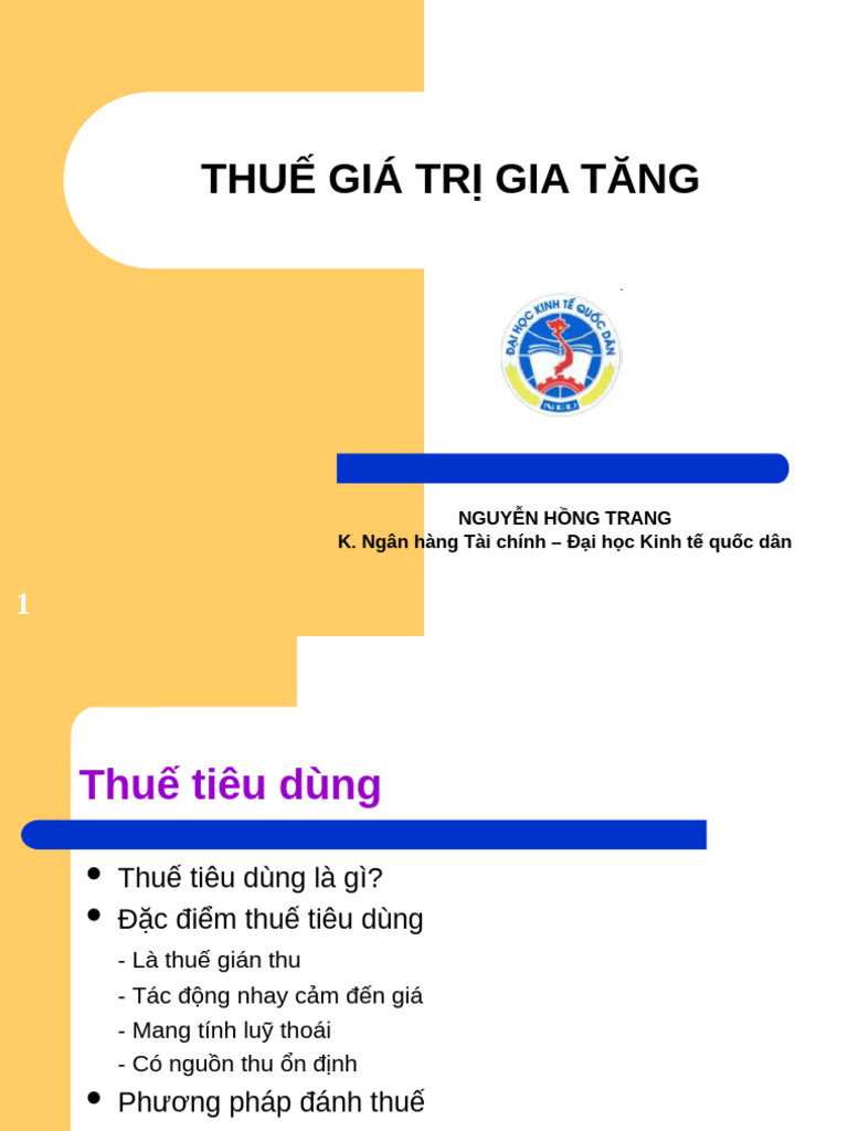 Chuyen de 2 - Thue GTGT | PDF