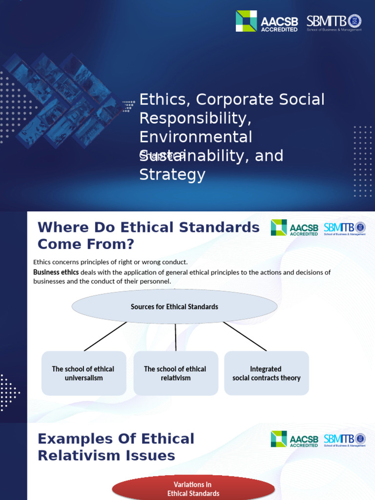 Ethics CSR Sustainability | PDF | Corporate Social Responsibility ...