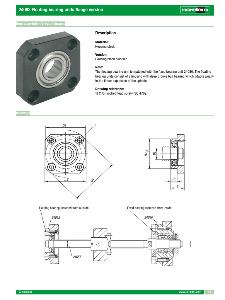 24082_Datasheet_5060_Floating_bearing_units_flange_version--en | PDF