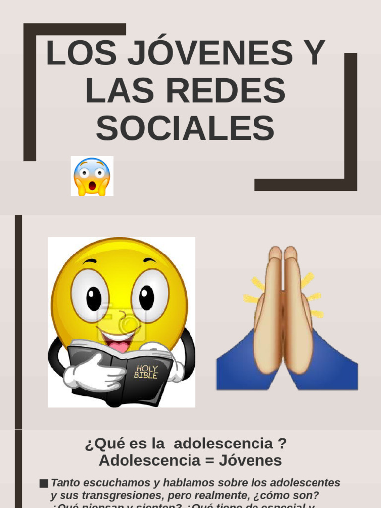 Adolescencia y Redes Sociales: Impacto y Desafíos | PDF | Adolescencia ...
