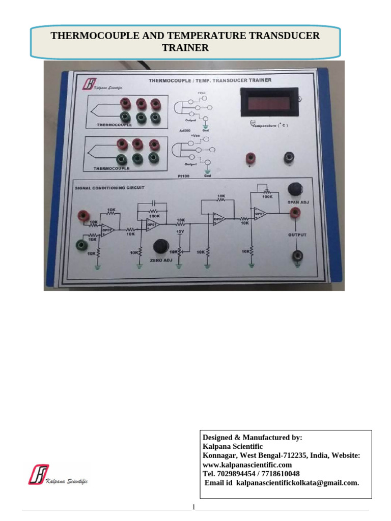 Thermocouple | PDF