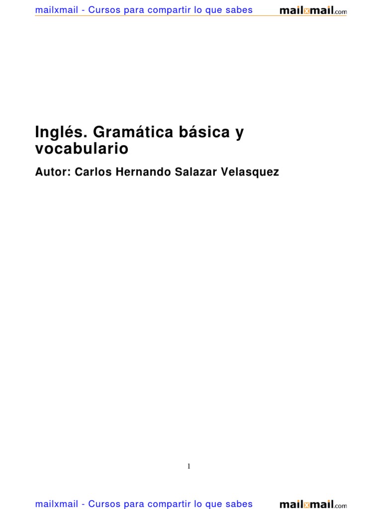 Ingles Gramatica Basica Vocabulario 24255 Completo | PDF | Arte