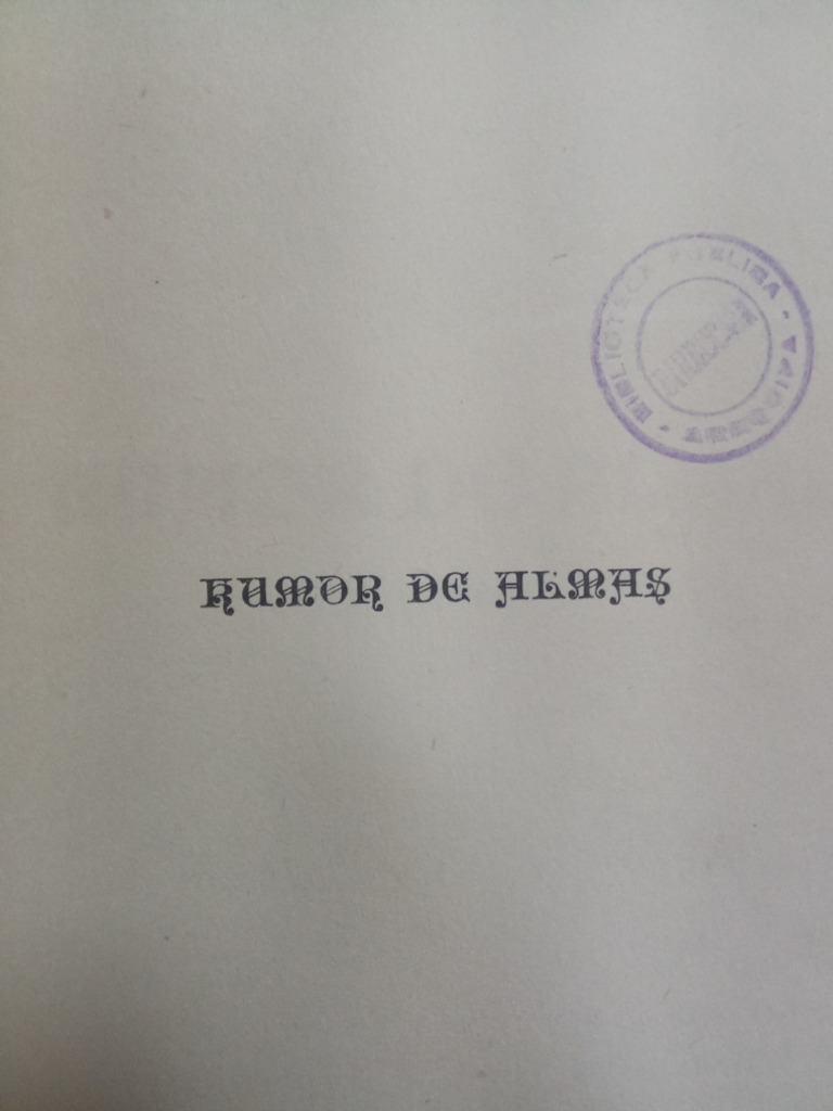 Alberto Ureta - Rumor de Almas (1911) | PDF