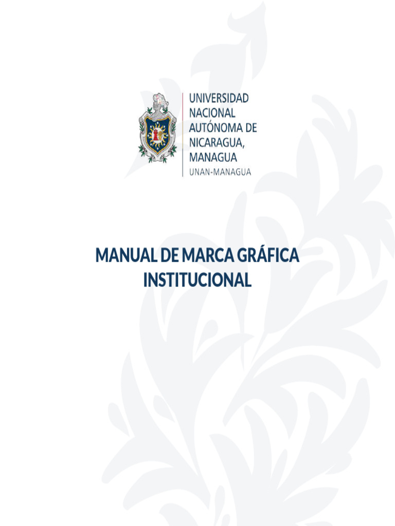 Manual de Marca Gráfica UNAN-Managua | PDF | Color | Marca