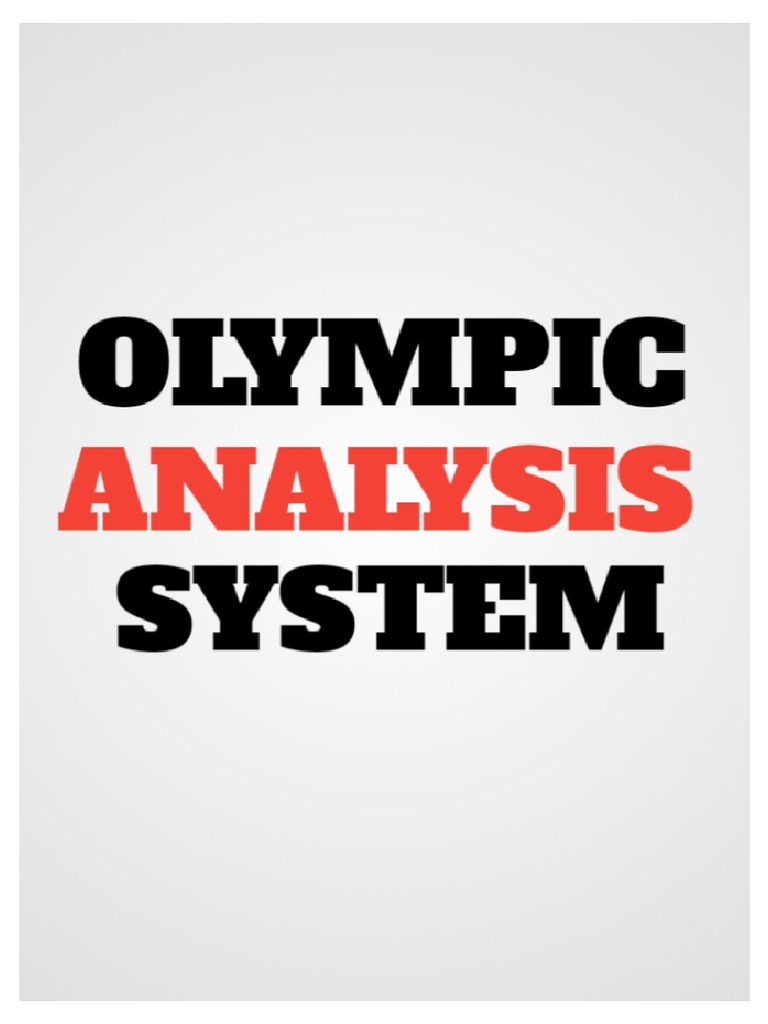 OLYMPIC ANALYSIS SYSTEM (IP CLASS XII) | PDF | Computing | Computer Programming