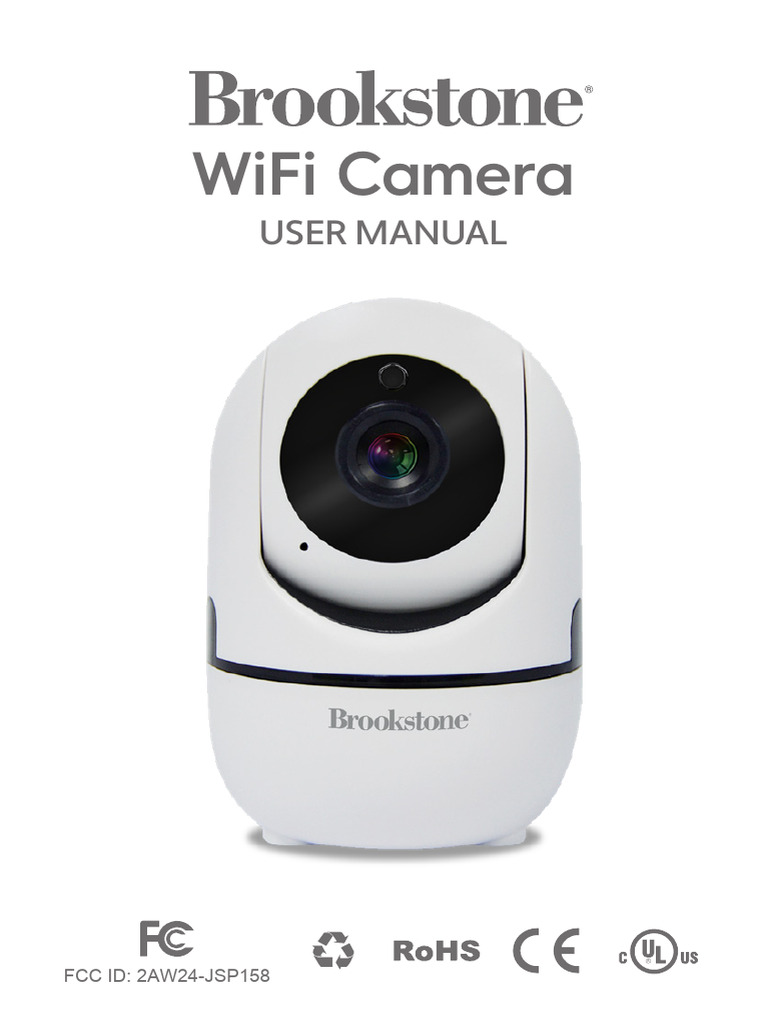 WIFI Camera Manual-Brookstone | PDF | Camera | Electromagnetic Interference