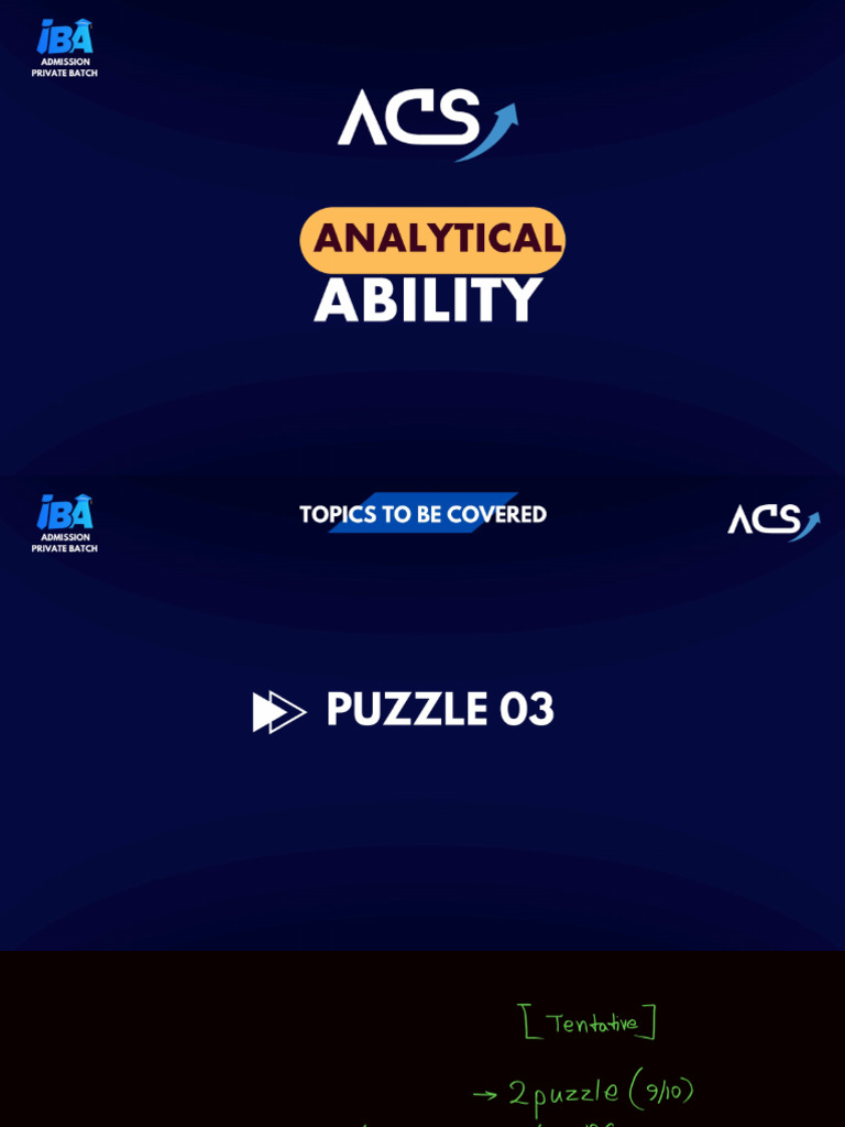 ACS IBA BBA Analytical 07 | PDF