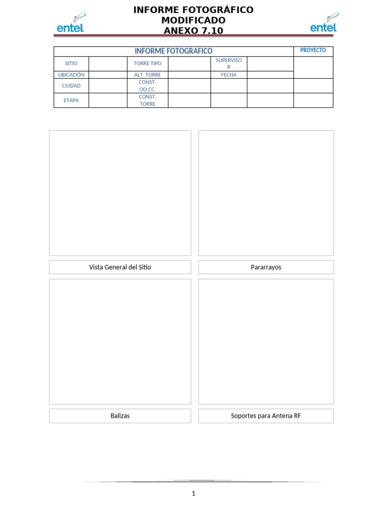 Anexo 7.10 Reporte Fotografico 1 | PDF