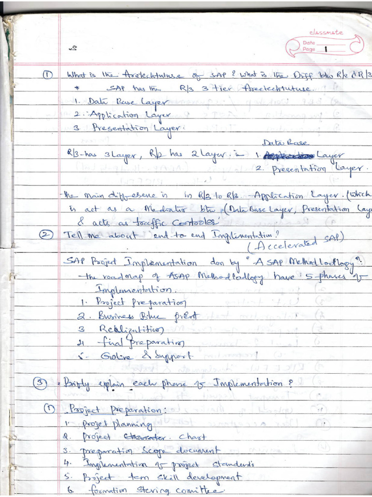 MM Interview QA | PDF