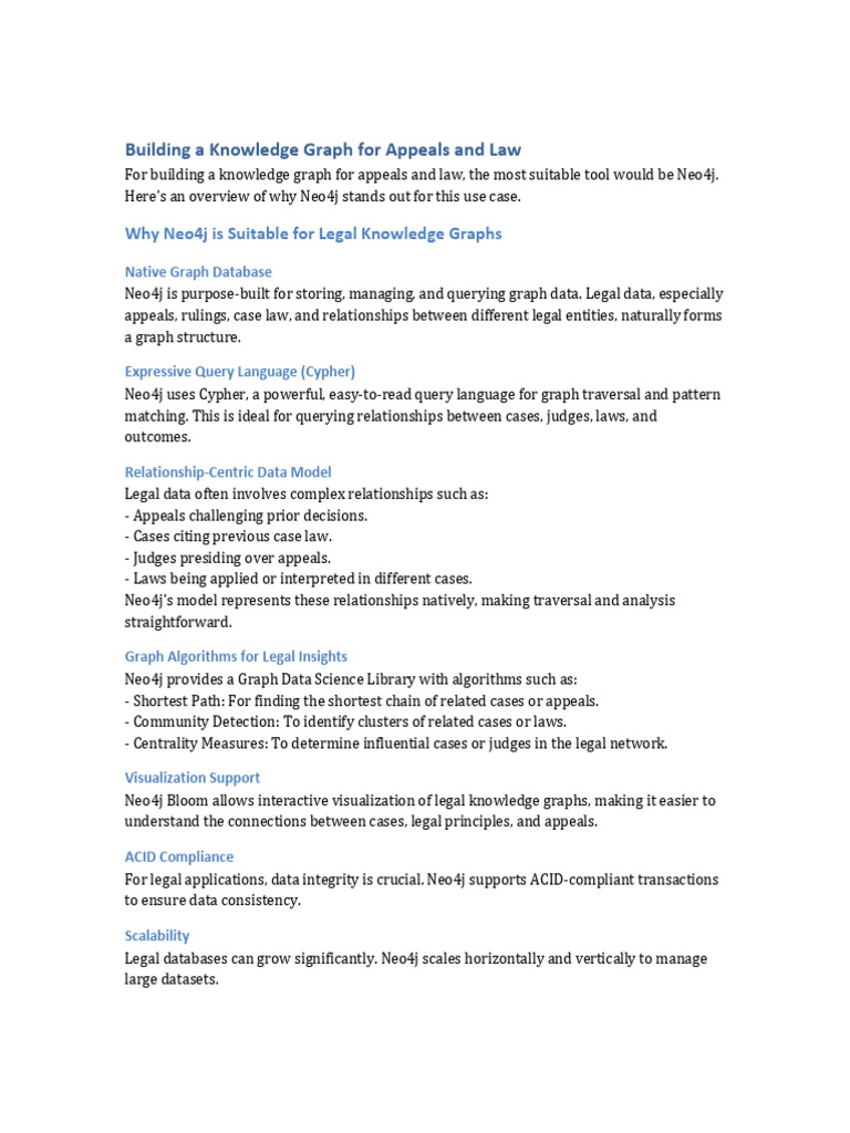 neo4j_legal_knowledge_graph | PDF | Databases | Computer Data