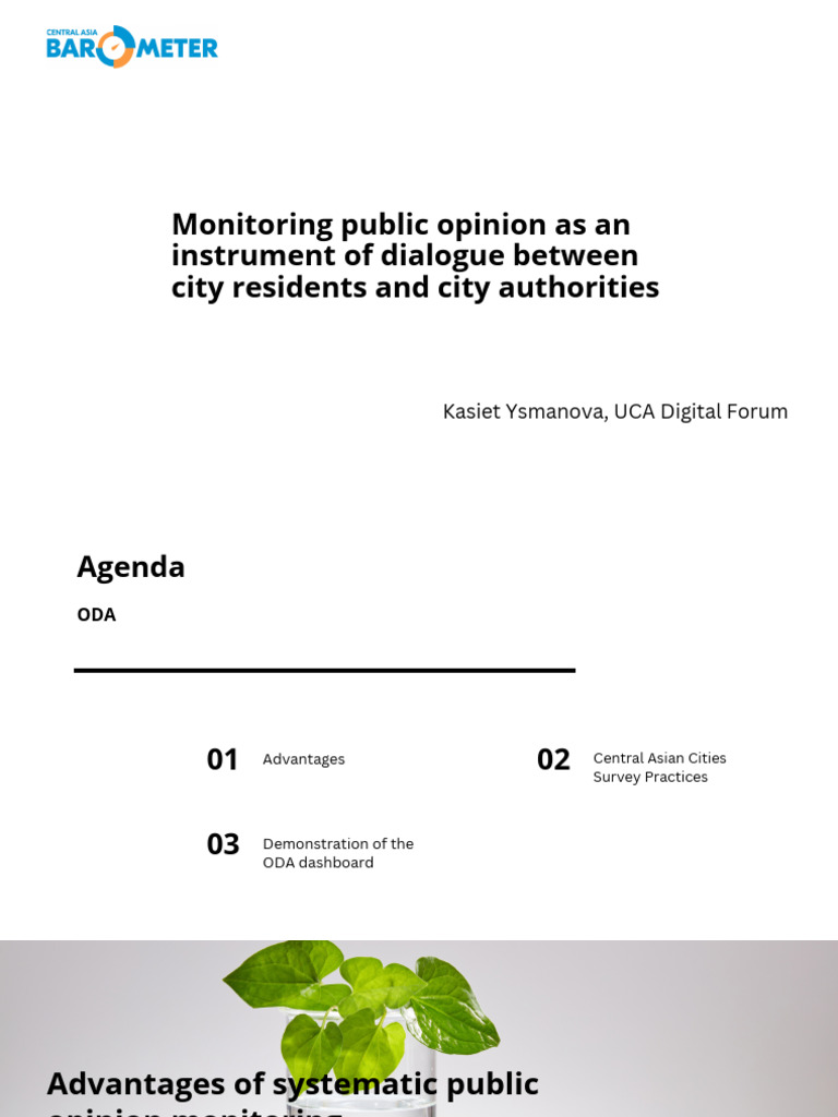 Monitoring Public Opinion As An Instrument of Dialogue Between City ...