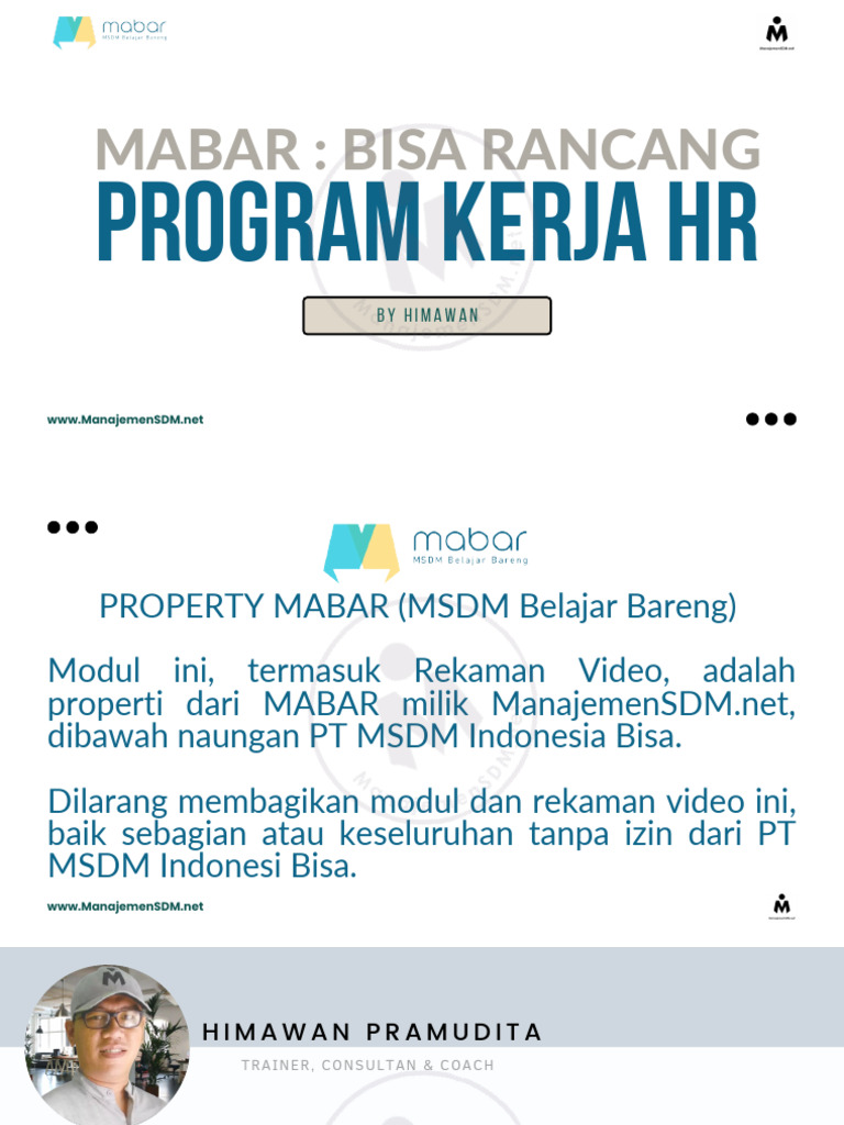 MABAR Proker HR | PDF
