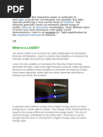 Full Form Laser Full Form | PDF | Laser | Light
