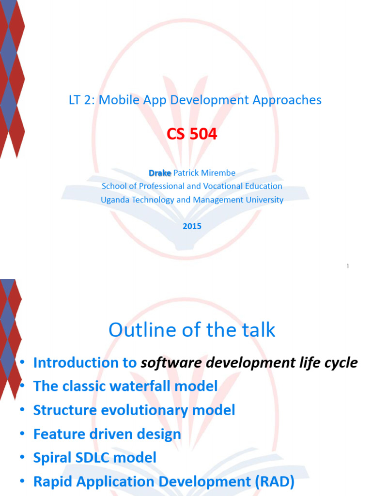 Mobile Development Processes or Approaches - Lt2 | PDF | Software Development Process | Computer ...