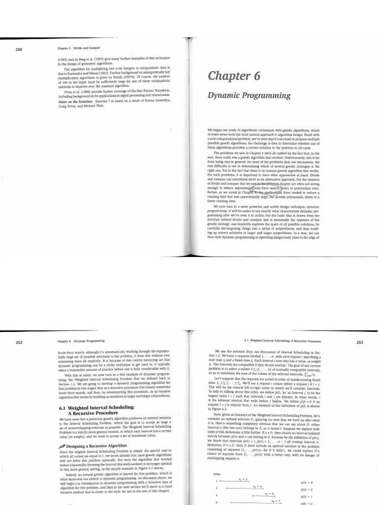 Reading Weighted Interval Schedualing Pdf 