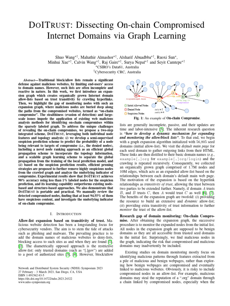 Ndss2023 f322 Paper | PDF | World Wide Web | Internet & Web