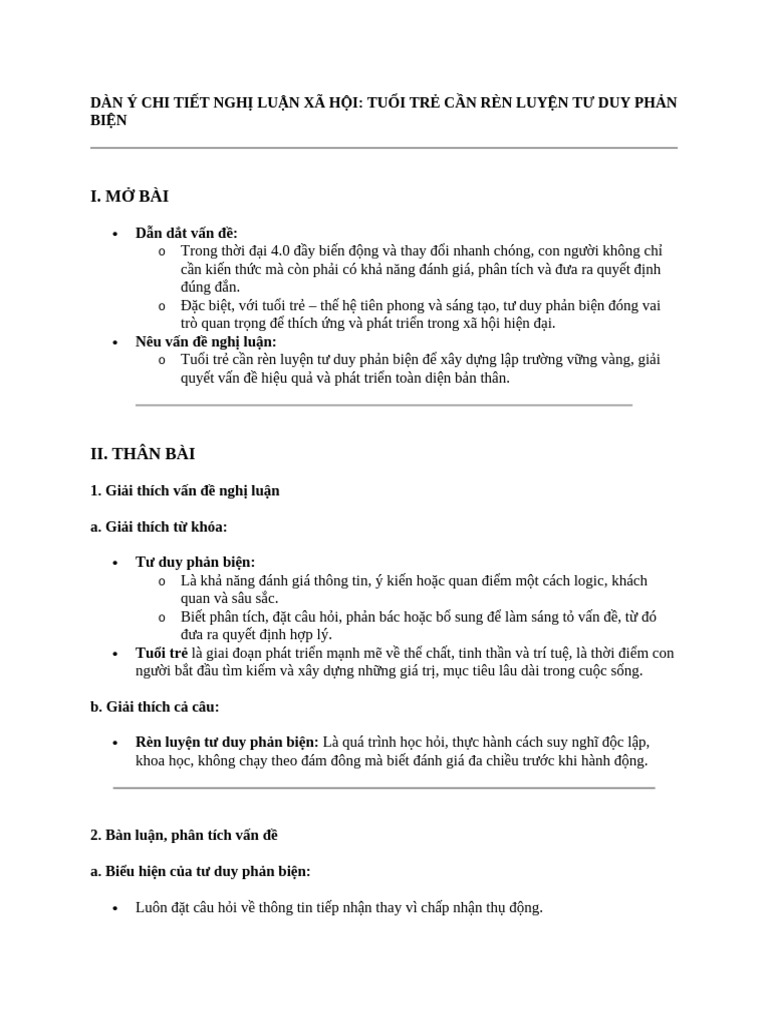 Dan y Tu Duy Phan Bien | PDF