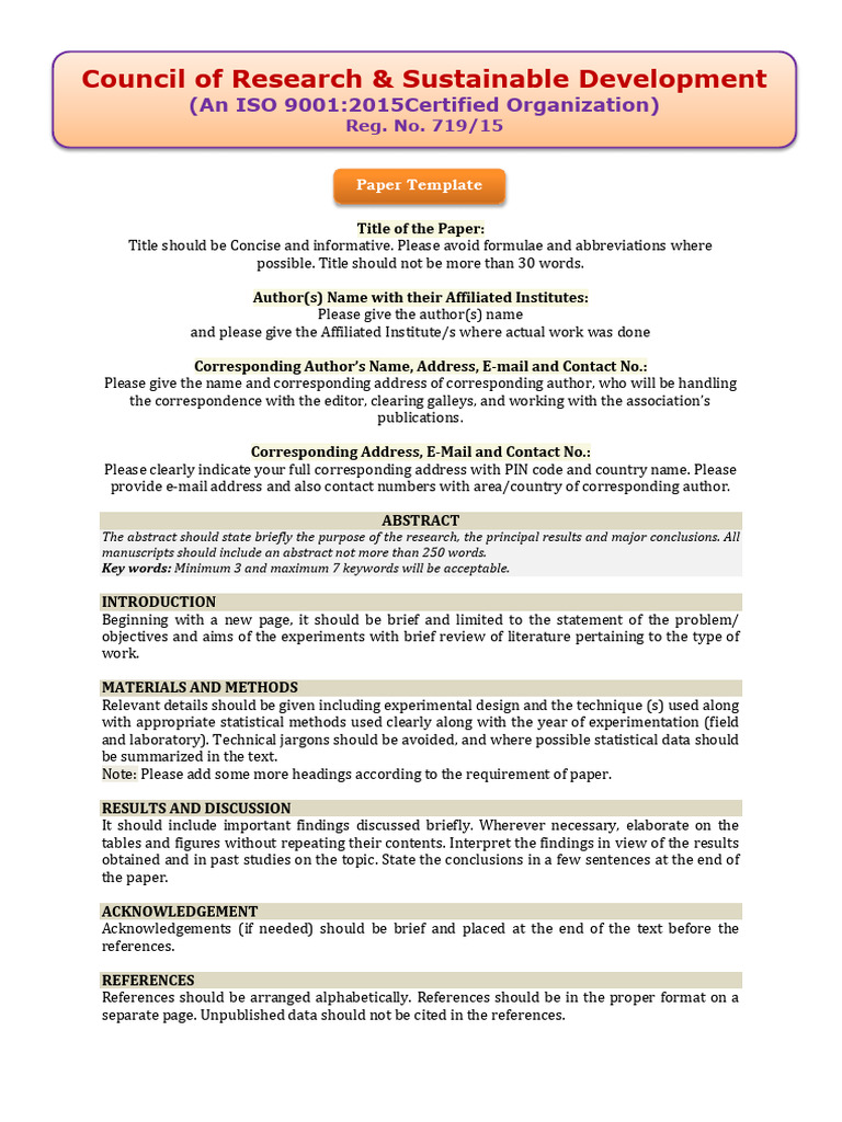 Paper Template | PDF