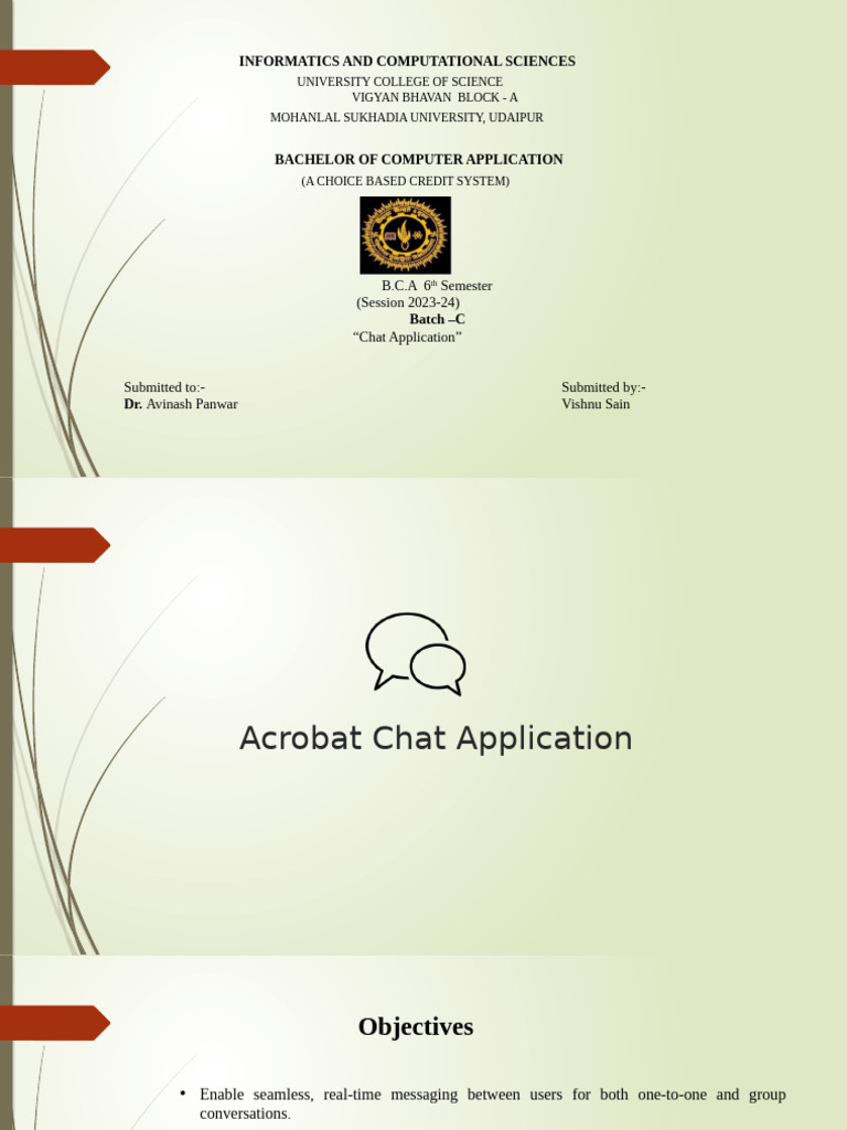 Chat Application Project Overview | PDF | Ios | Mac Os