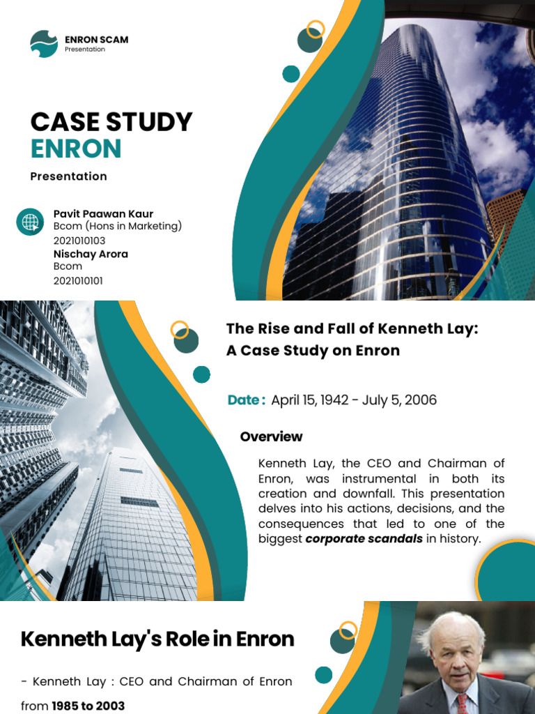 ENRON Presentation | PDF | Enron | Business