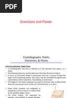 Sheet 2 - Crystallographic Directions and Planes | PDF