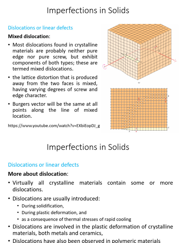 week 10 | PDF | Dislocation | Crystallite