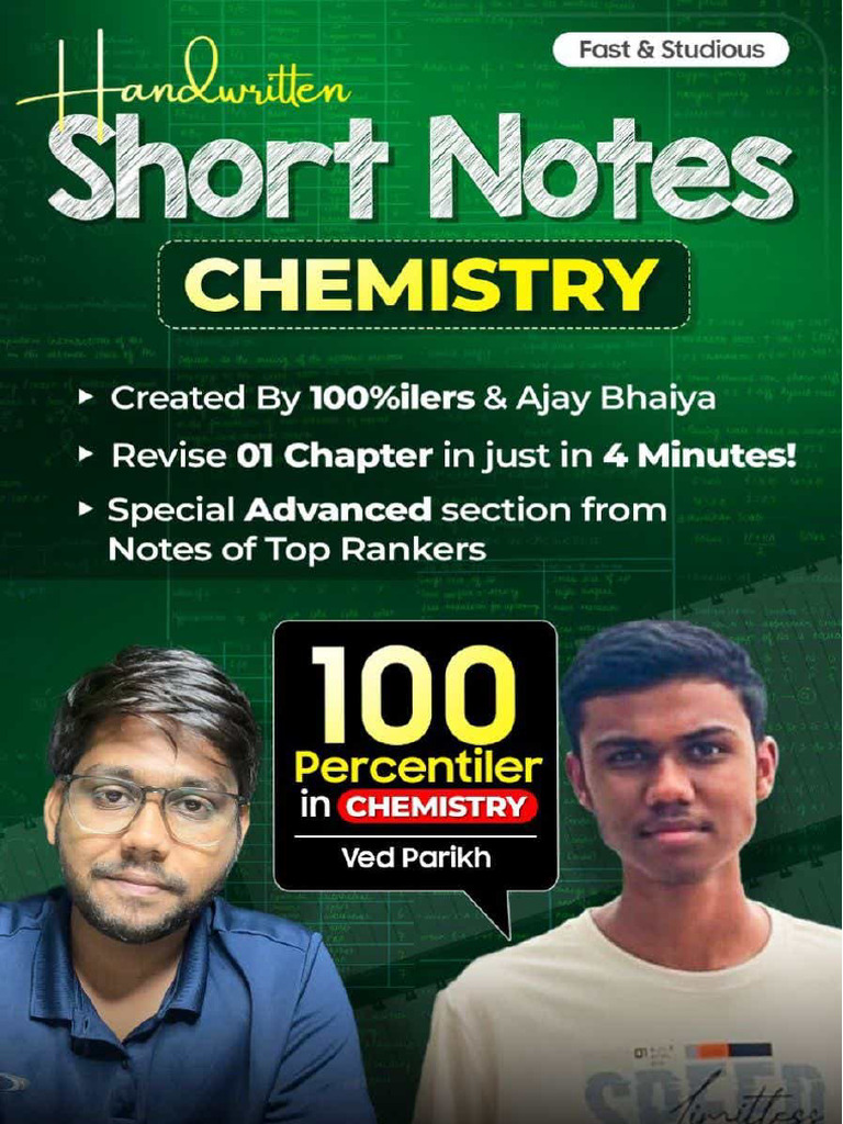 Organic Chemistry Short Notes | PDF