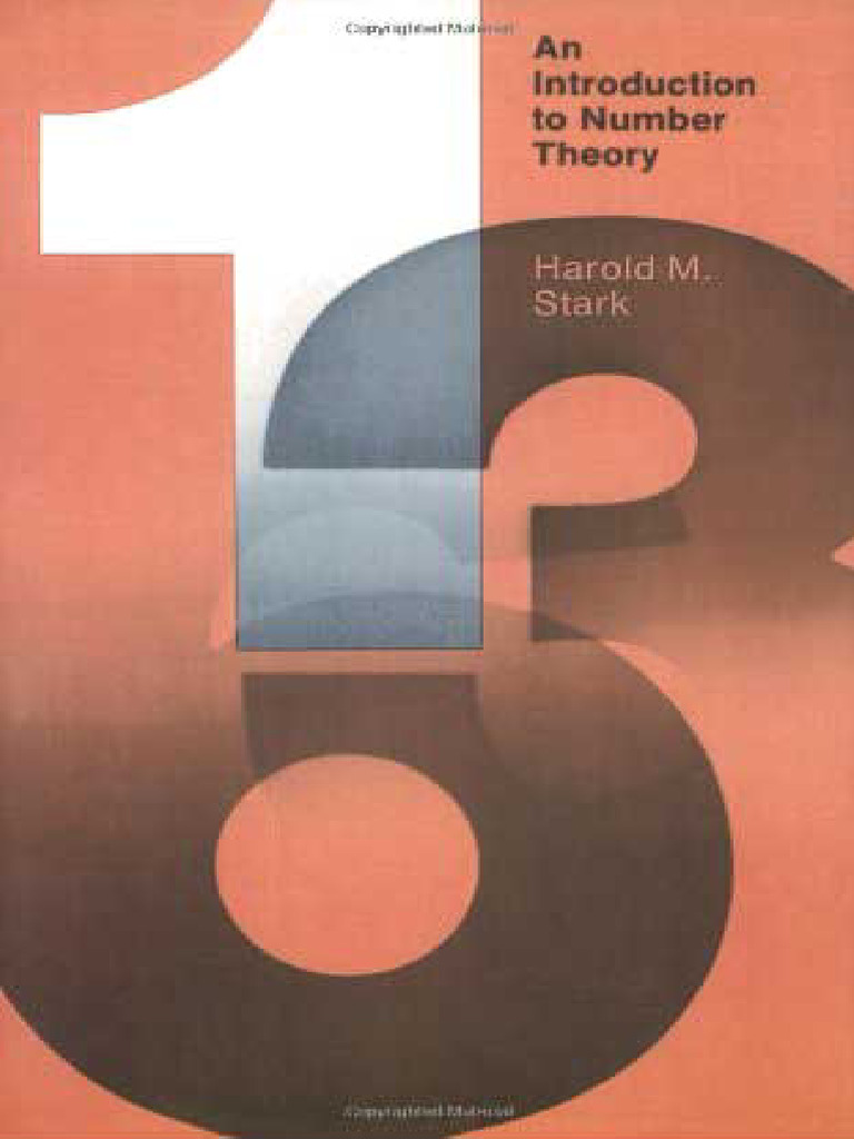 Stark Number Theory Chap1-3 | PDF