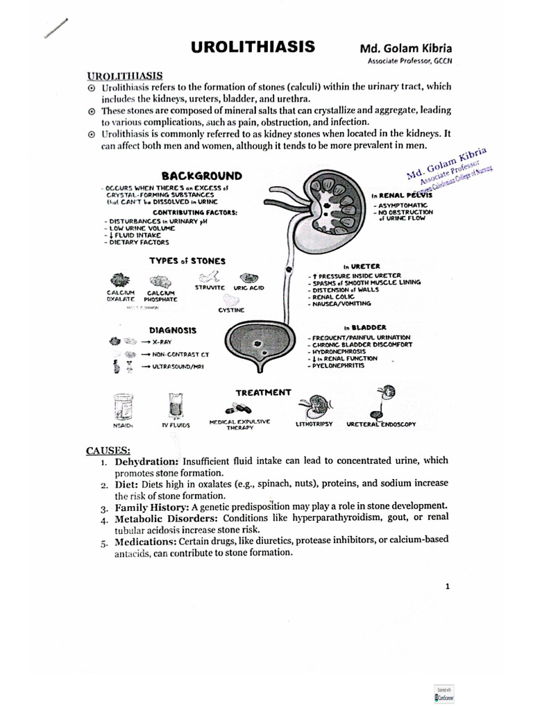 Urolithiasis | PDF