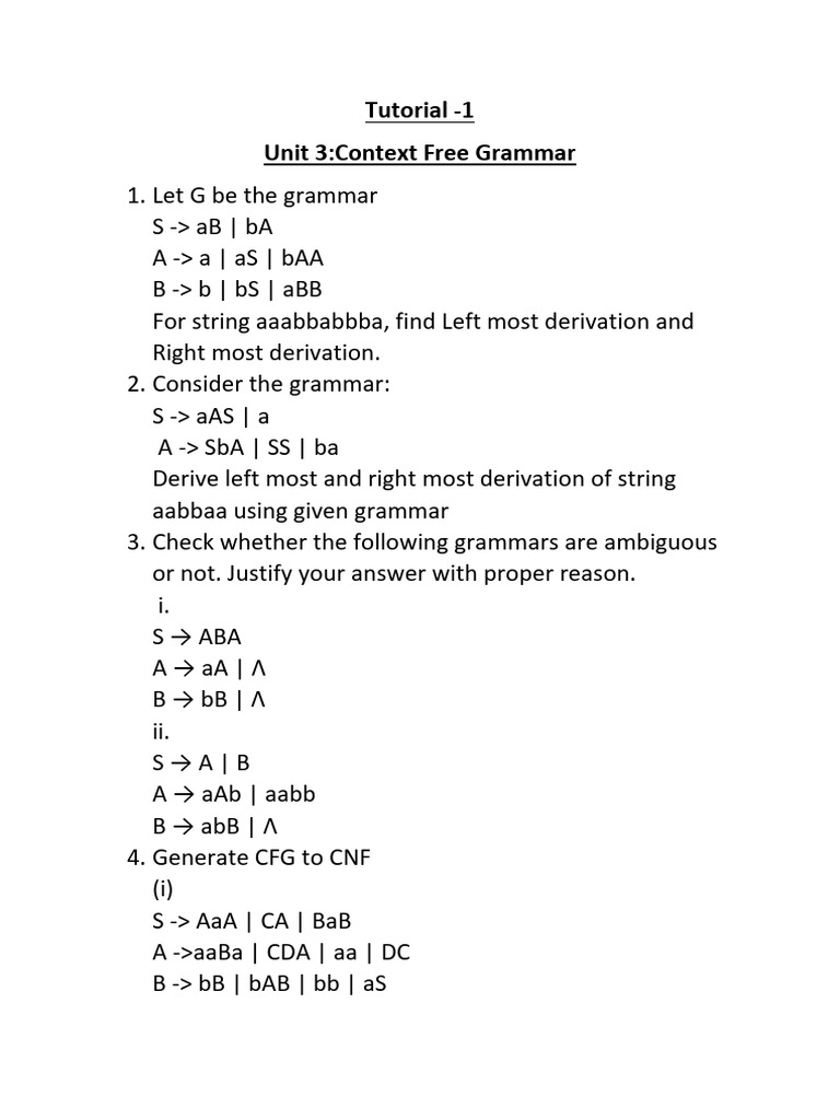 Tutorial-1 SGR | PDF