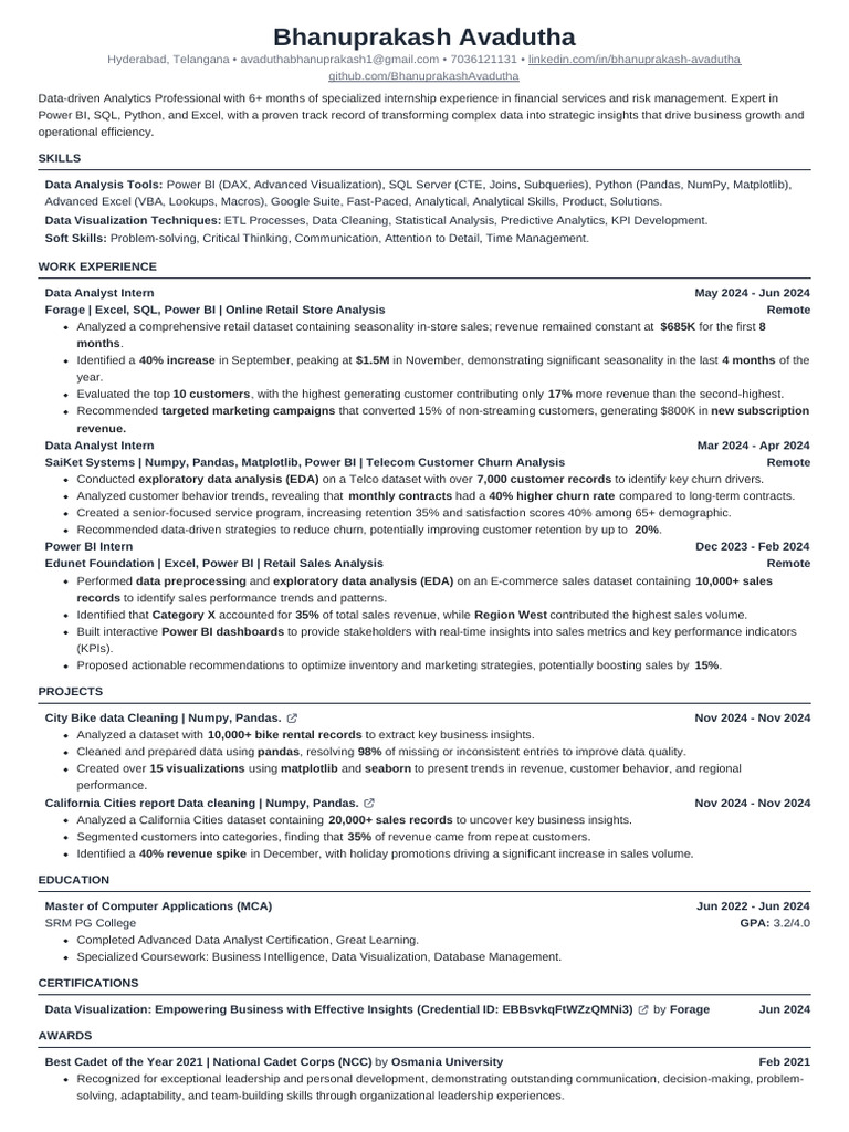 Bhanuprakash Avadutha - Datacrew | PDF | Data Analysis | Data