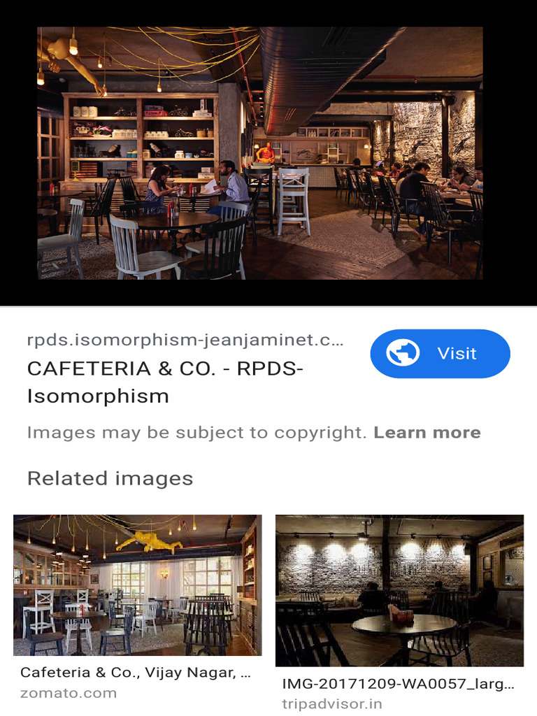 Cafeteria & Co. Isomorphism Overview | PDF