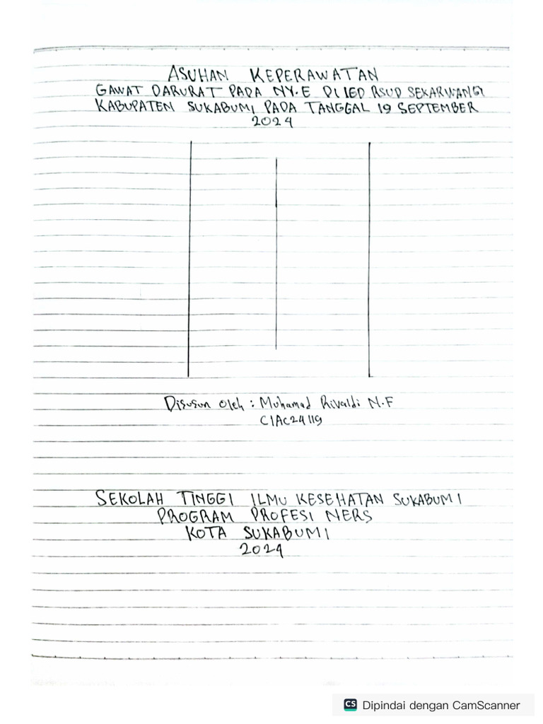 Asuhan Keperawatan Gawat Darurat - M.Rivaldi | PDF