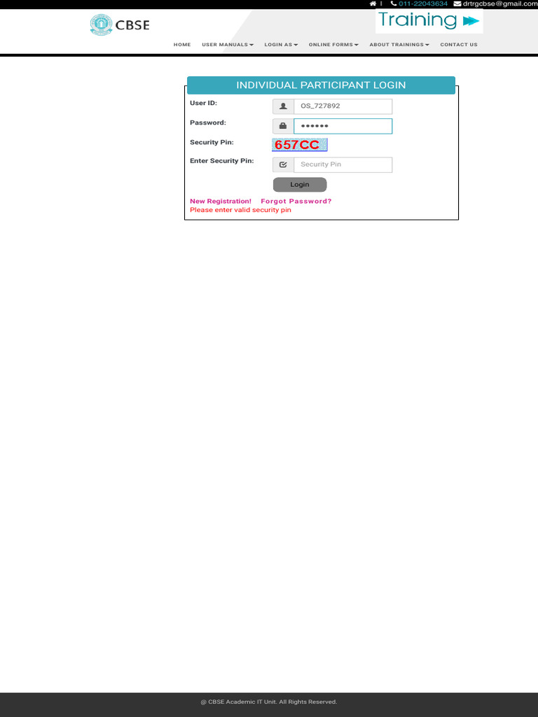 Httpscbseit Incbsetraininglogin Aspxtsid 60506&pid Uarhde2wnwavyrzrj0zrefxw | PDF