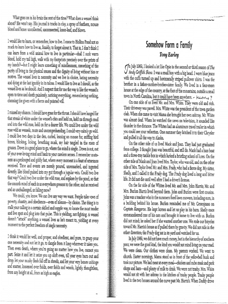 Somehow Form A Family | PDF