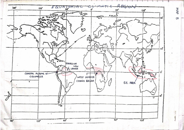 Half Yearly Maps (Equatorial Climatic Region) | PDF