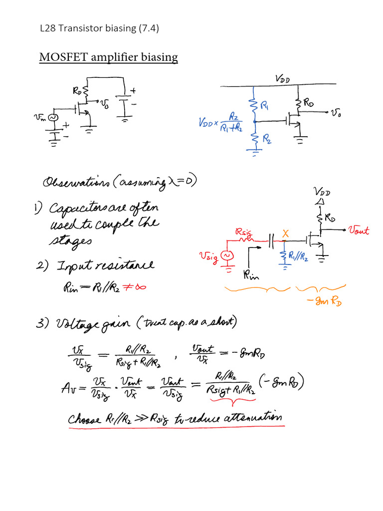 Transistor Biasing Techniques Explained | PDF