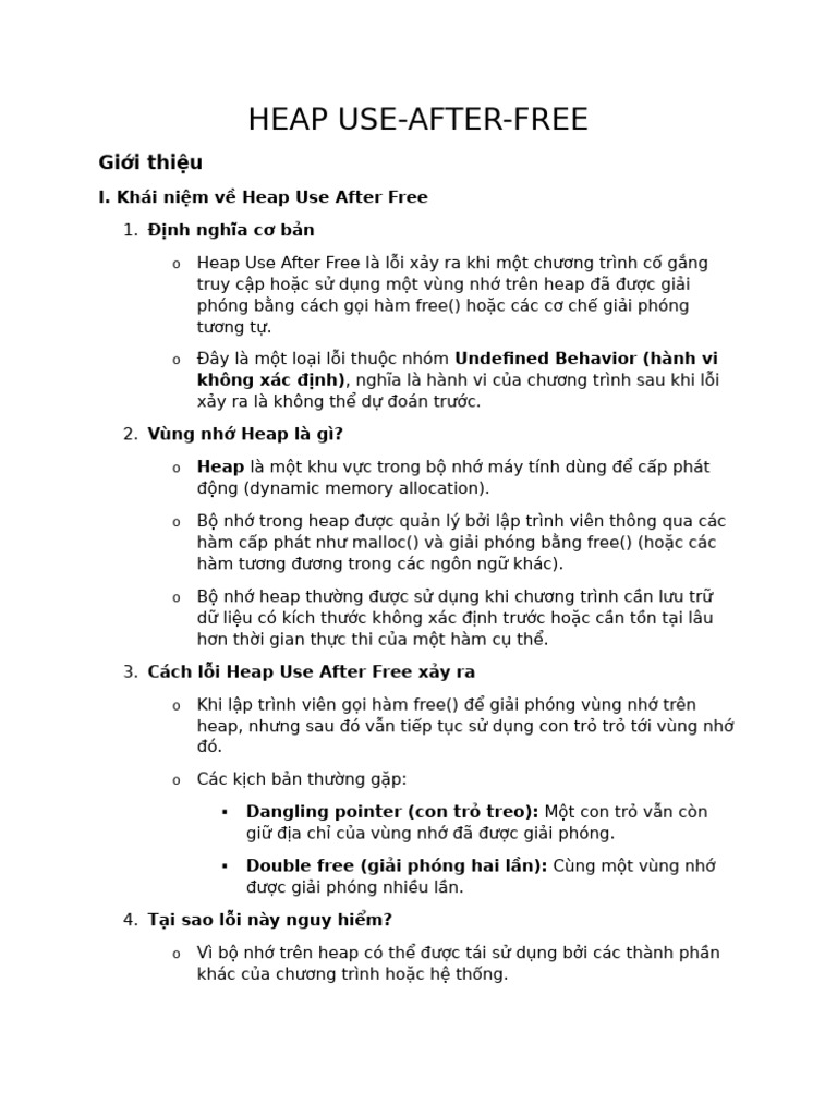 HEAP UAF | PDF HEAP UAF | PDF