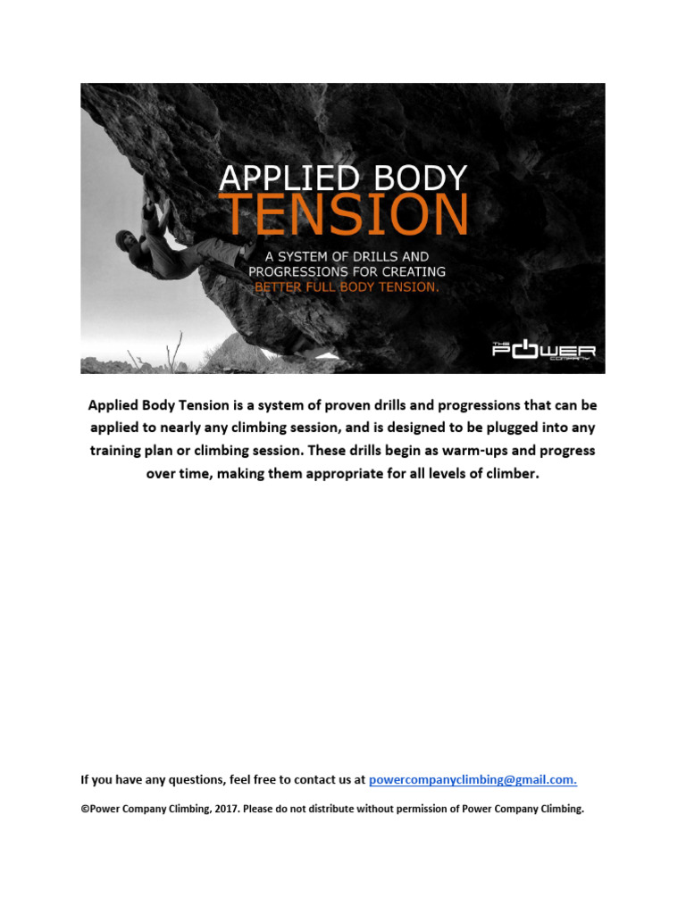 Applied Body Tension | PDF | Breathing | Relaxation (Psychology)