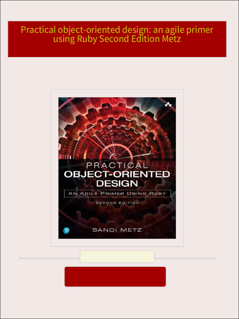 Instant Access to Practical object-oriented design: an agile primer ... Instant Access to Practical object-oriented design: an agile primer ...
