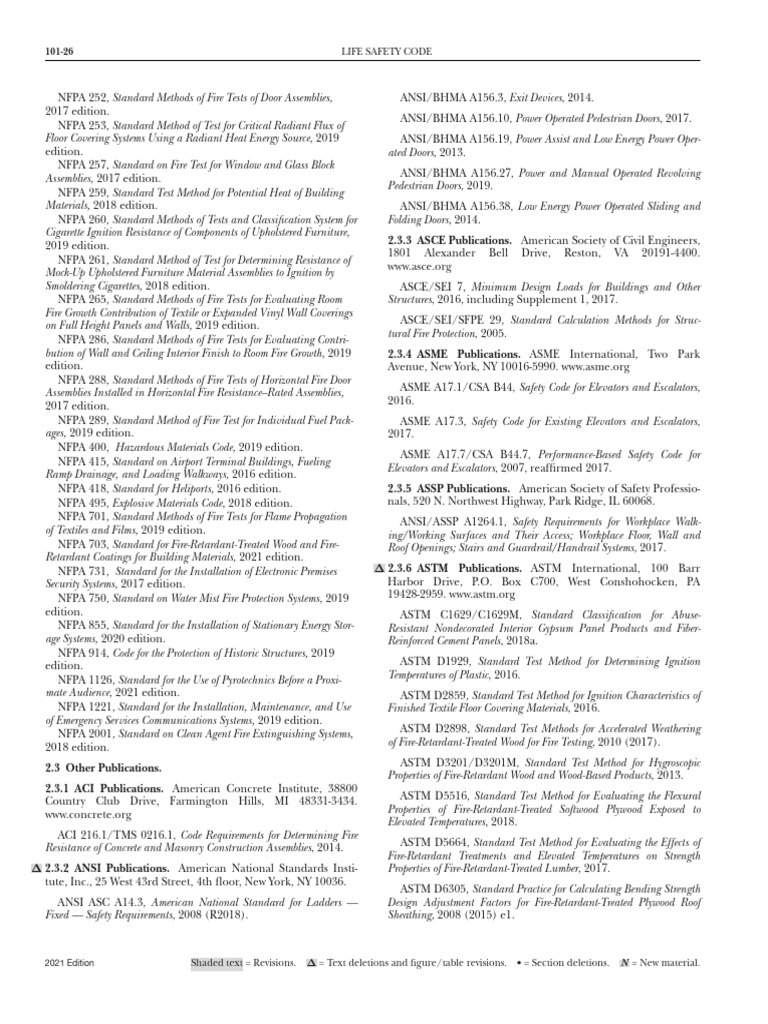 NFPA-101-2021_29 | PDF | Door | Elevator