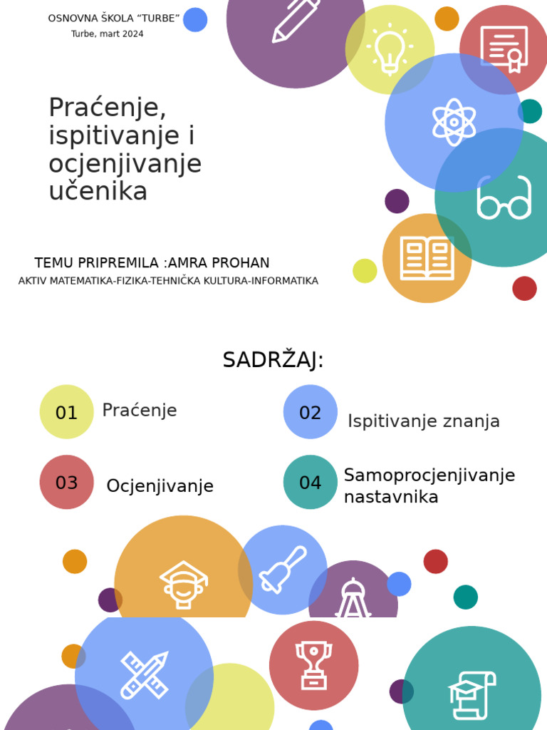 Pracenje, Ispitivanje i Ocjenjivanje Ucenika | PDF