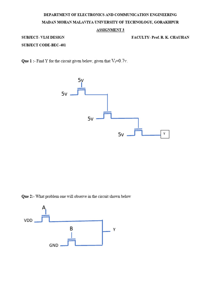 assignment 3 vlsi | PDF