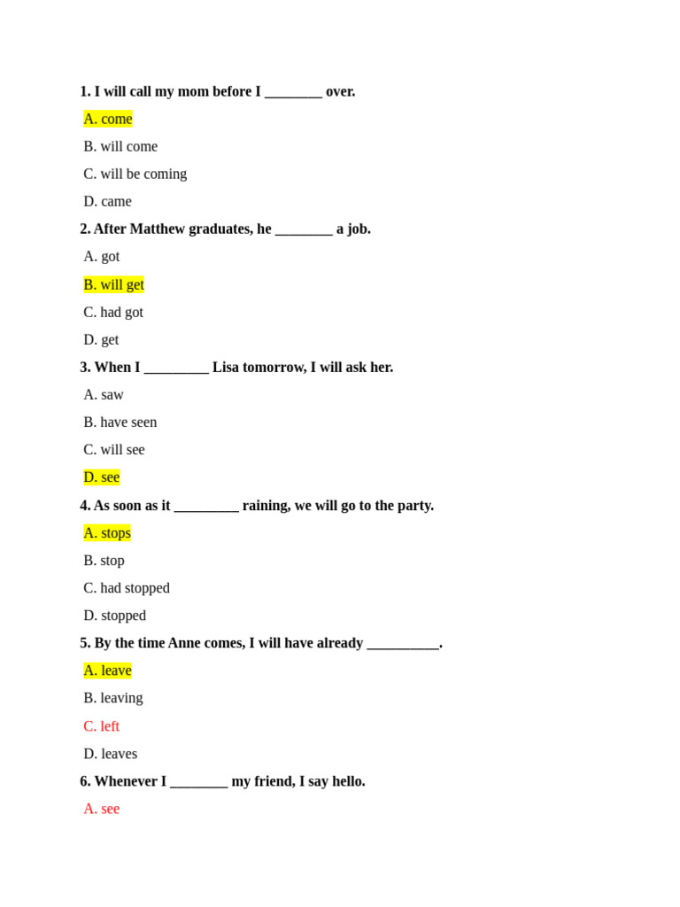 Unit 7 Grammar | PDF