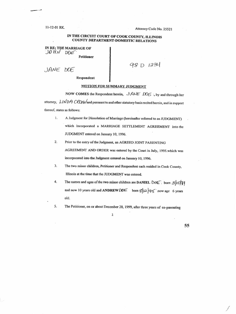 Sample Motion For Summary Judgment | PDF | Contact (Law) | Pleading Sample Motion For Summary Judgment | PDF | Contact (Law) | Pleading