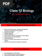 Important Biology Diagrams for Class 12 | PDF | Reproduction | Nature