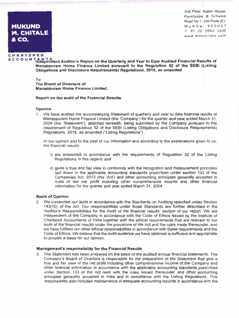 Mahofin | PDF | Going Concern | Audit