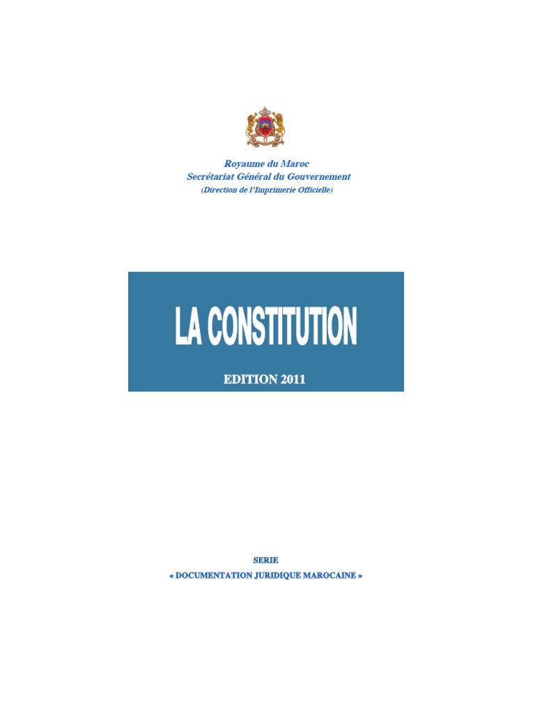 Constitution_marocaine | PDF